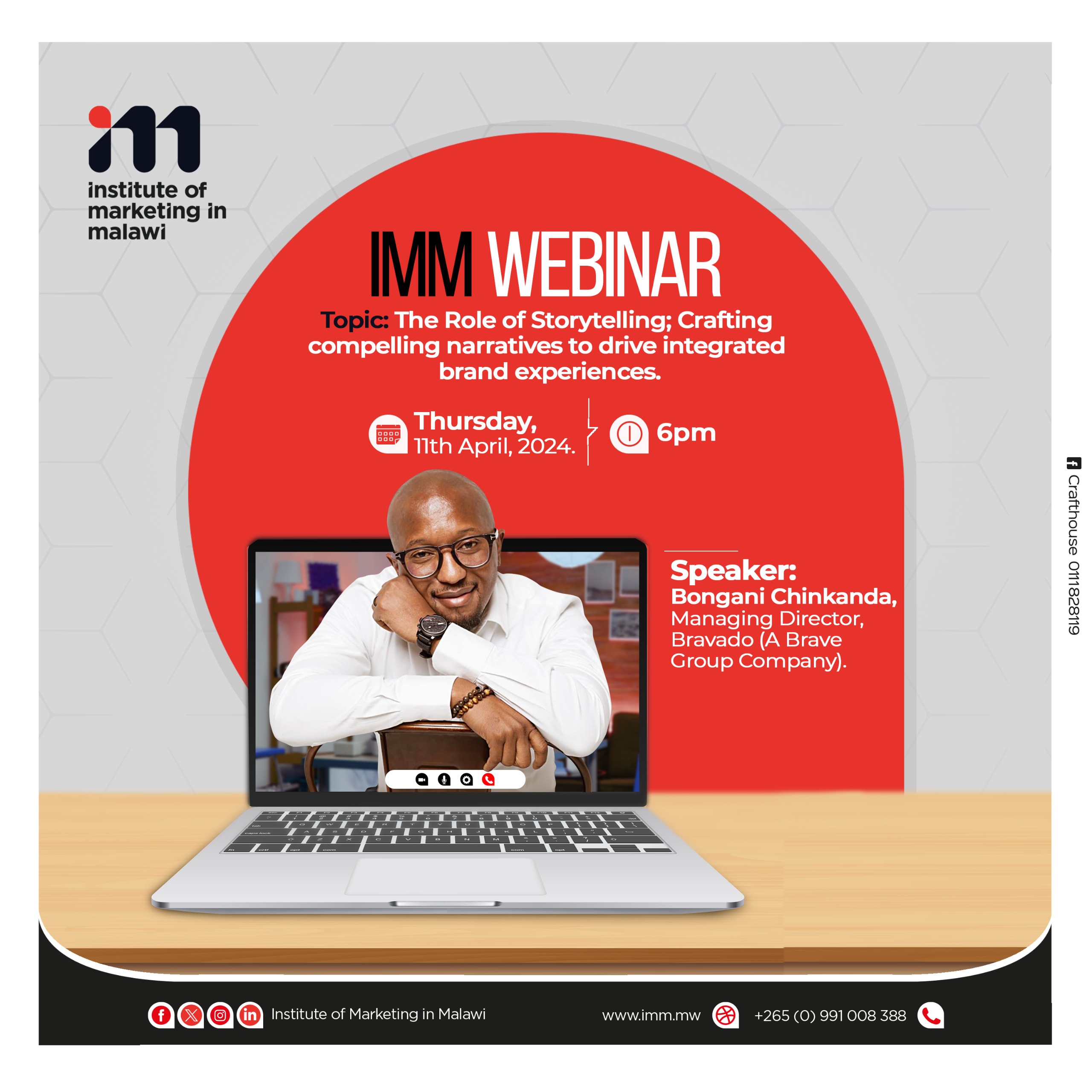 IMM Set to host a Webinar on the Role of Storytelling - Institute of ...